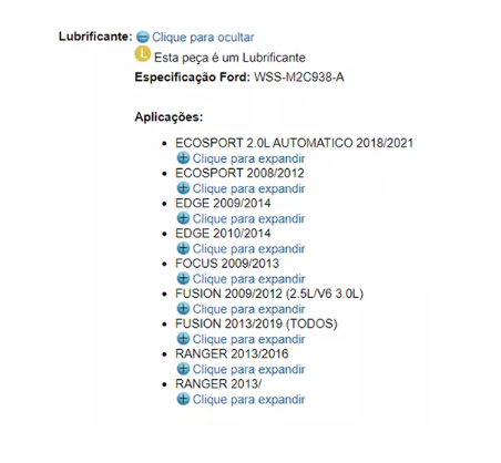 Óleo de Câmbio Genuíno OEM Motorcraft ATF MERCON LV 946ml WSS-M2C938-A ...