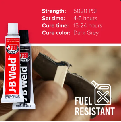 J-B Weld Original Cold Weld 8265 S EPOXY Reforçado em aço Solda fria ...