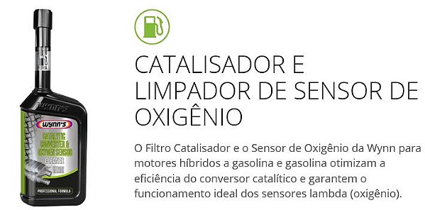 Wynns Catalytic Converter & Oxygen Sensor Cleaner Limpa Catalisador ...