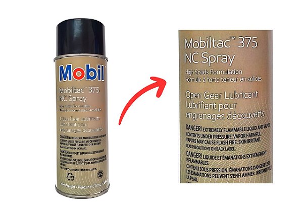 Mobiltac 375 NC Spray 368g Lubrificante de alto Desempenho - Fast Car ...