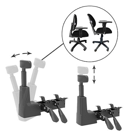 Mecanismo Back System NR17 Para Cadeira de Escritório Operativa ...