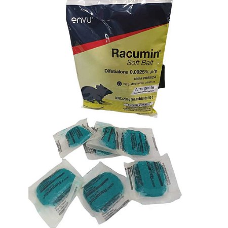 Veneno para ratos - Racumin soft Isca 200g BAYER - Sens Agropet ...