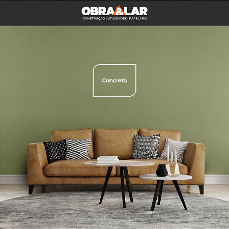 Tinta Acrílica Fosco Coral Coralar Concreto Galão 3,6L - Coral em ...