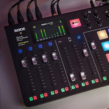 RØDE RODECaster Pro Estúdio de Produção de Podcast Integrado - Digital 100