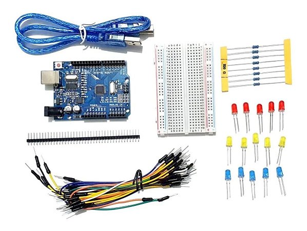 Kit Starter Iniciante com Placa Arduino Uno - Eletrônica SerMaker - Arduino, Raspberry ...