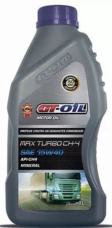 GT OIL MAX TURBO CH-4 - 15W40 - 24 X 1 LITRO - All Shine