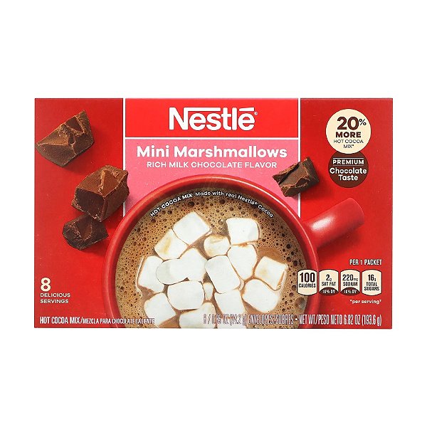 Nestlé Hot Cocoa Mix Chocolate Com Mini Marshmallows - Labravia Nestlé Hot Cocoa Mix Chocolate Com Mini Marshmallows - Labravia