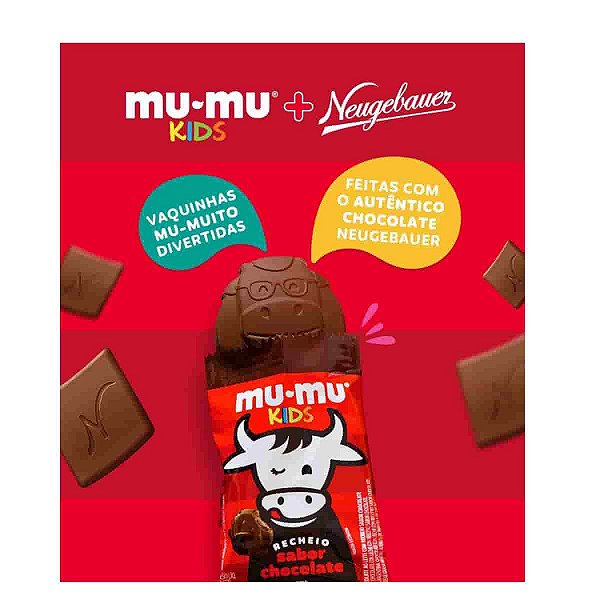 Chocolate Mu-mu Neugebauer Sabor Chocolate ao leite | Mercadoce ...