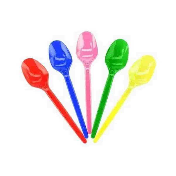 Colher Descartável para Sobremesa | 50 unidades | Prafesta - Mercadoce ...