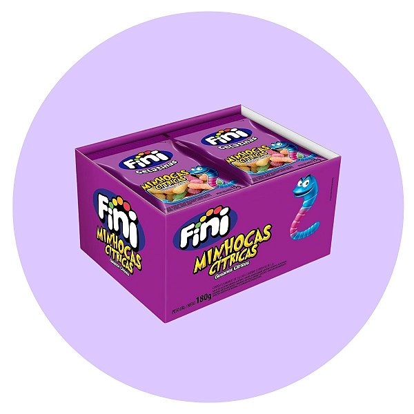 Bala Mini Fini com 12 unidades de 15g | Escolha o Sabor | Compre na Me ...