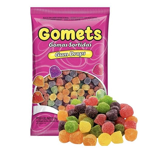 Caixa Bala De Goma Sortidas Gomets Dori com 10 pacotes de 1kg | Compre ...