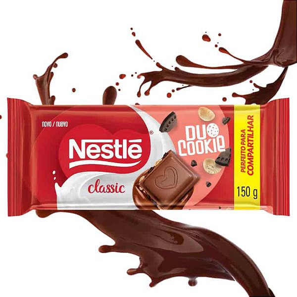 Barra de Chocolate Nestlé Classic Duo Cookie 150g | Compre na Mercadoce - Mercadoce - Doces ...