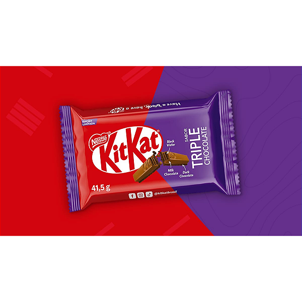 Compre aqui o Kit Kat Nestlé Triplo Chocolate Caixa com 24 unidades de ...