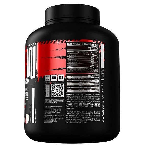 Protein Fusion Whey Isolate - Espartanos - BH Suplementos