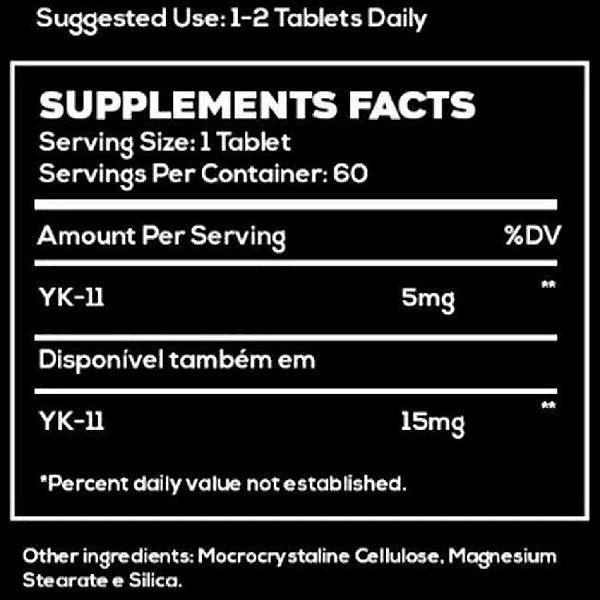 YK-11 60 Tabletes - Androtech - BH Suplementos