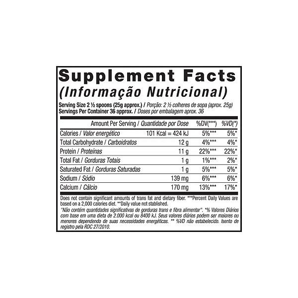 Whey Protein Refil 900g (WPI, WPC, WPH) - Black Skull - BH Suplementos