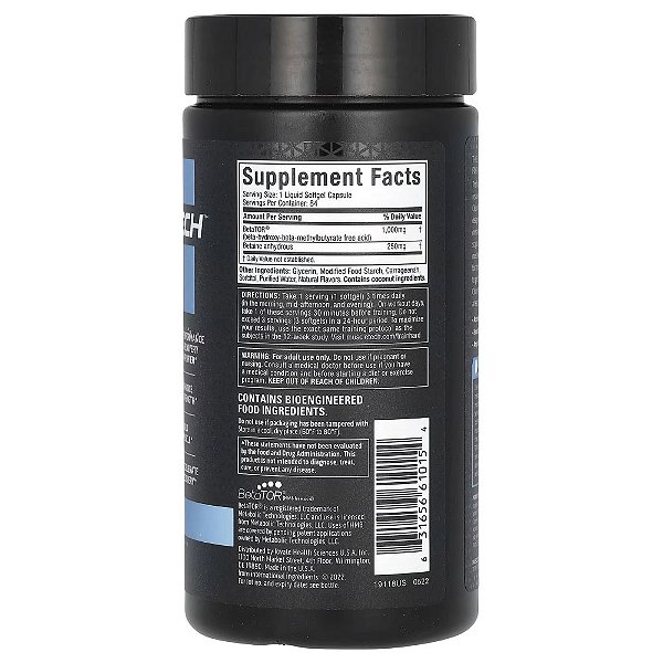 Clear Muscle Next Gen 84 Softgels - MuscleTech - BH Suplementos