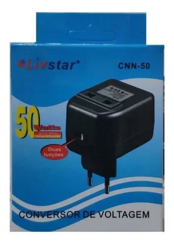 Conversor de Voltagem 110/220v LivStar CNN-50 - Gringolândia