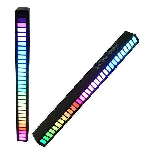Barra de LED Rítmica RGB Music Lights KNUP KP-FR508 18 Modos de Luz ...
