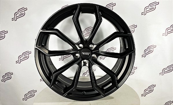 Jogo de Rodas American Racing AR932 Preta Aro 22 / Tala 9" / Furação ...