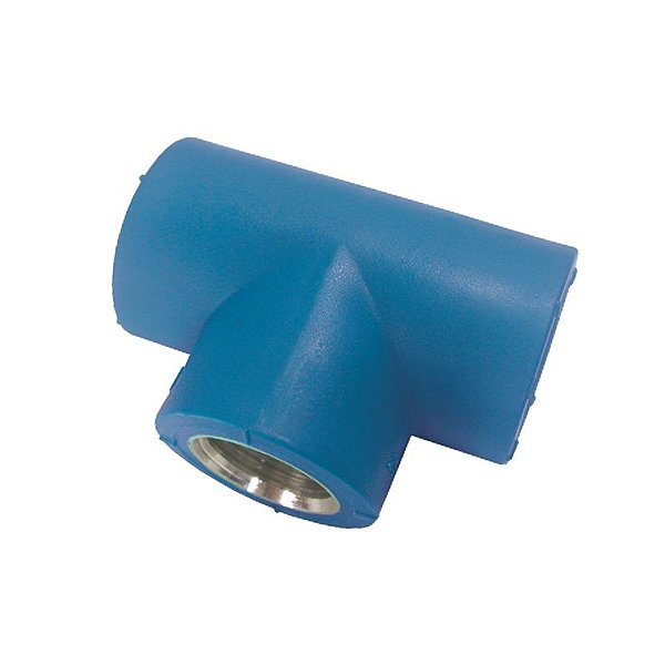 TEE PPR Topfusion - 20mm x 1/2 Fêmea - Kimotor Eletromecânica