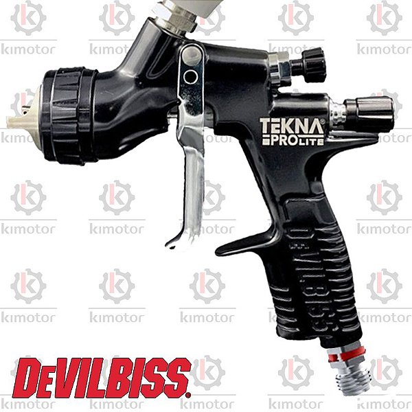 Pìstola Pintura Gravidade DeVilbiss - Tekna Prolite P - 1.0/1.4 mm - Kimotor Eletromecânica