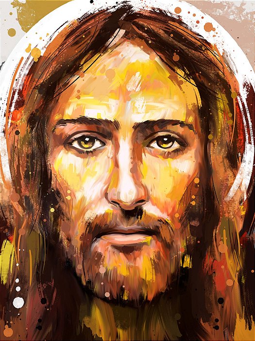 Jesus Cristo - R. Barbour Art - Impressão FineArt, quadros e molduras ...