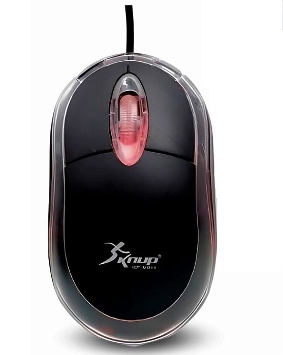 Mouse Óptico Knup USB 1200 DPI para PCs e Notebooks - RIKATECH