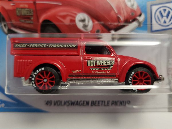 1:64 VW FUSCA PICK UP 1949 VERMELHO - Minisclub