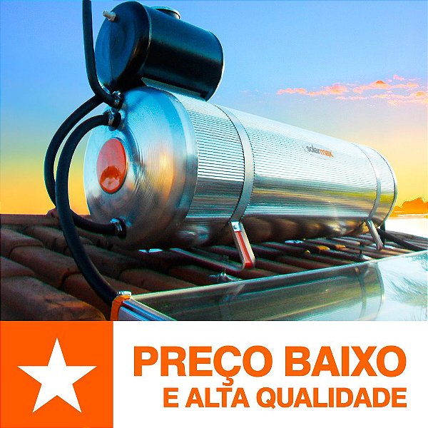 Aquecedor Solar Solarmax Eco 200 Com Coletor Solar De 1 6m² Pronto