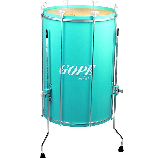 Surdo Gope 16" 60cm Reels Verde c/ Tripé Alumínio - Clube da Percussão ...
