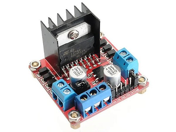 Módulo Ponte H L298N 6-35V Drive de Motor DC com 2 Canais - Robótica ...
