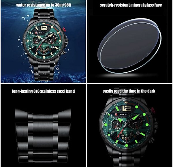 Relógio Curren 8395 Masculino - Relógios Curren