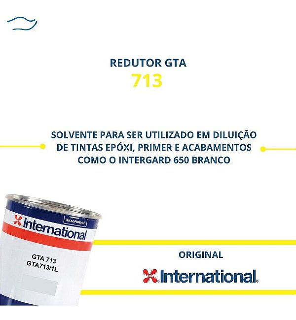 Redutor GTA 713 Solvente Para Tintas 1l Internacional | Produtos Náuti ...