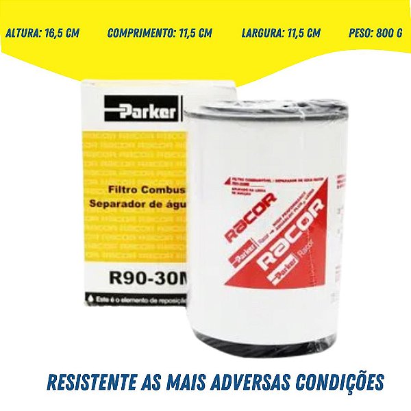 Filtro Combustível Racor R90-30MB Mercedes OM457 Iveco 7147701 ...