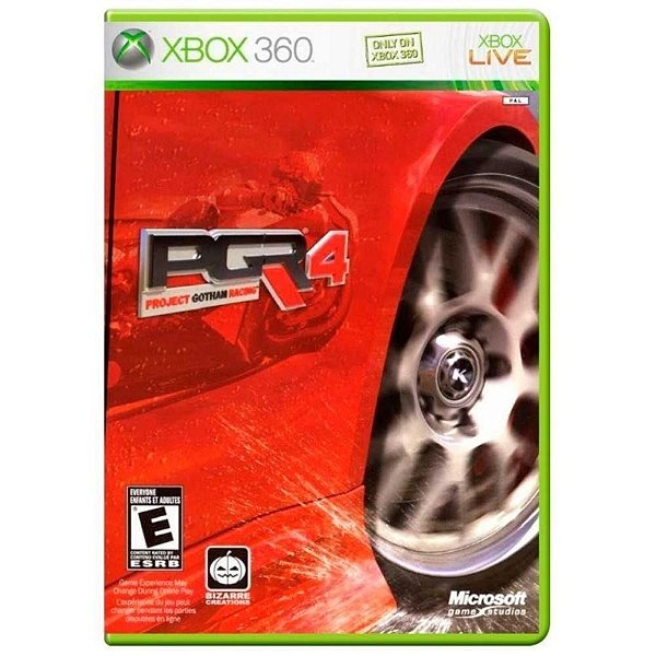 Jogo PGR 4 Project Gotham Racing - Xbox 360 - USADO - Meu Game Favorito