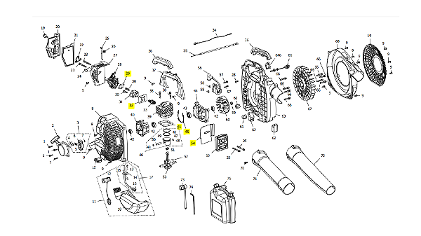 Kit Juntas Soprador Vulcan 26CC SV260S / SAV260 / SAV260S - MaximaShop