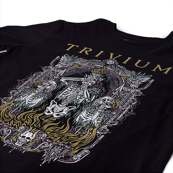 Camiseta Trivium Skelly Frame - Art Rock Camisetas - Desde 1992