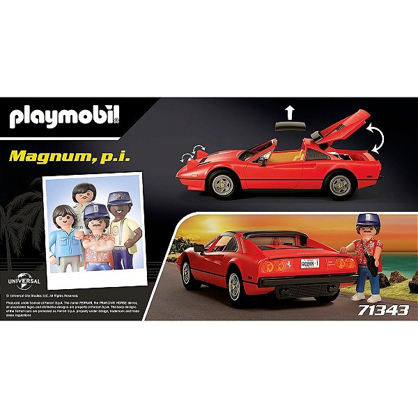 Playmobil Magnum P.I. Ferrari 308GT - 71343 - Counting Minis