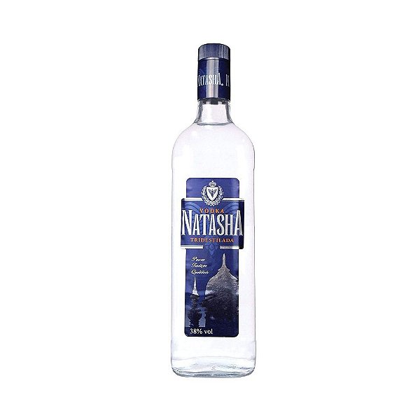 Vodka Tridestilada Natasha 900ml - Família Scopel Delivery
