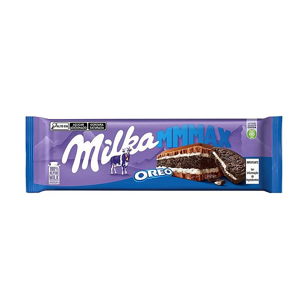 Chocolate MMMax Oreo Milka 300g - Família Scopel Delivery