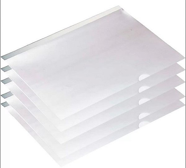 Pasta Plastica C/ Canaleta Oficio Transparente - MEGA IMPRESS ...