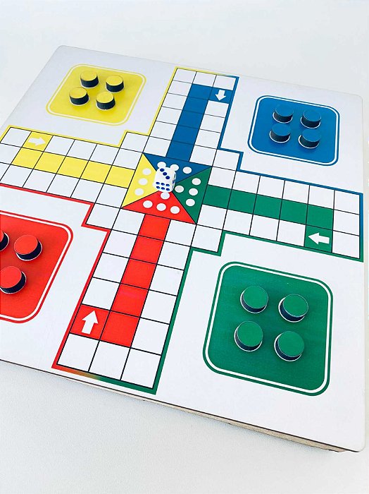 Jogos De Tabuleiro 3 Em 1 Ludo / Torrinha, Dama E Resta Um Em Madeira ...