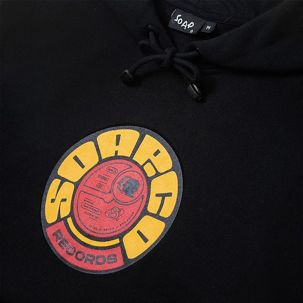 Moletom Soap Records Black - Overstreets