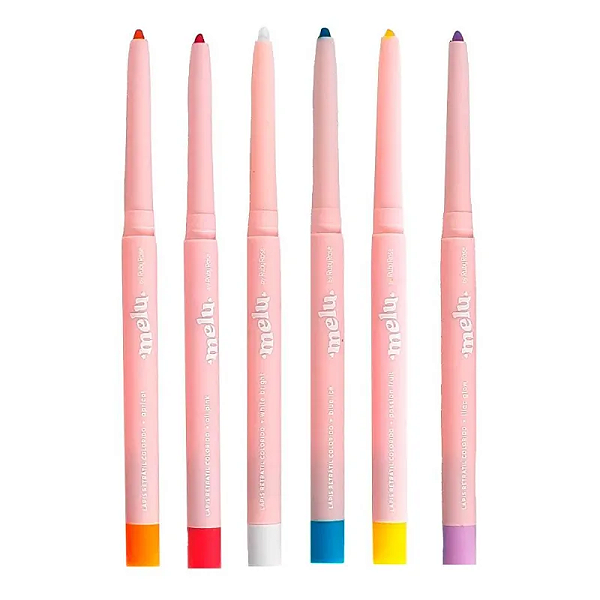 Lápis Retrátil Colorido Melu - Ruby Rose - Luxx Make Up