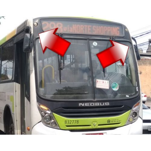 Suporte Espelho Retrovisor Ld/Le Neobus Mega Plus 2014 - Acessórios - JL Tudo para ônibus