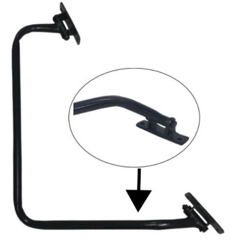 Suporte Espelho Retrovisor Ld/Le Ônibus Caio Foz II 2.400 (CURVO) - Acessórios - JL Tudo para ônibus