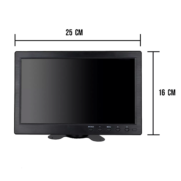 Monitor Automotivo 10.1" Controle HDMI VGA USB CARRO MP5 - Acessórios - JL Tudo para ônibus
