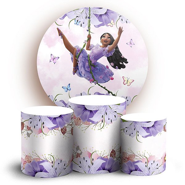 KIT Redondo e Trio - Encanto - Sublimado 3D - Sublitex, painéis sublimados