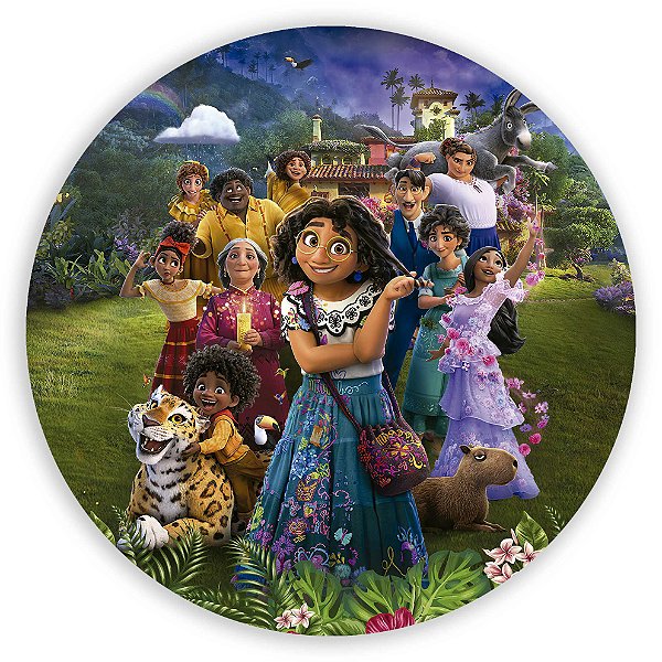 Painel Redondo - Encanto - Sublimado 3D - Sublitex, painéis sublimados